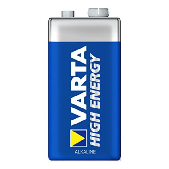 PILE - TORCE : VARTA - 9V (9 VOLT) - HIGH ENERGY X1